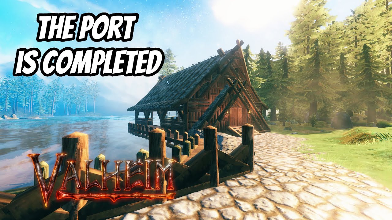 The Port Is Completed - Valheim - Part 30 - YouTube
