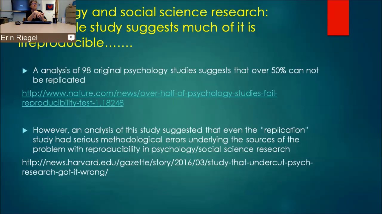 The Scientific Premise and Rigor and Reproducibility - YouTube