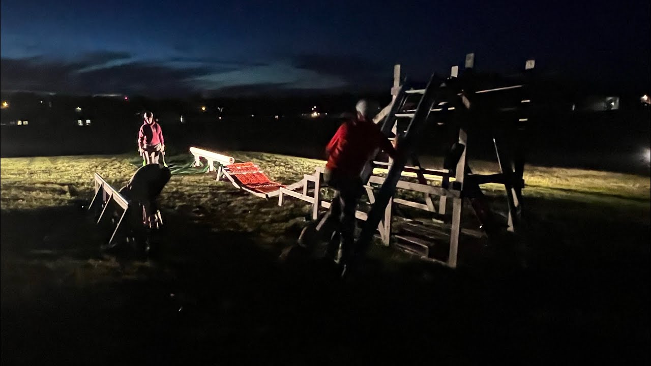 HOW WE BUILT THE SETUP! | Backyard Msnow - YouTube