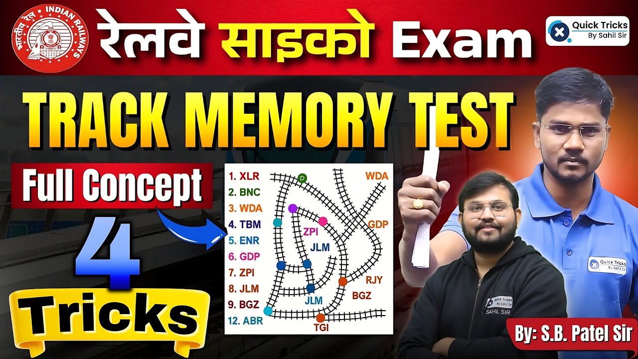 RRB ALP 2025 Psycho Test | Track Memory Test Full Concept | Track ...