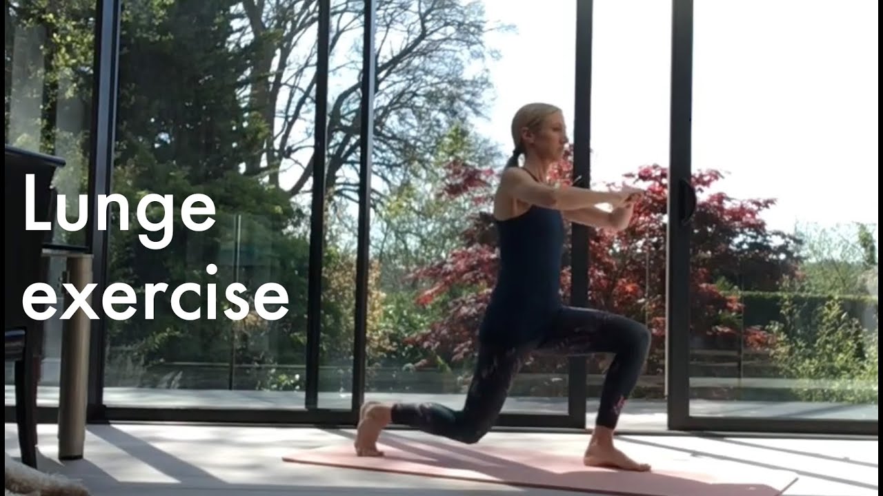 Forward static lunge - YouTube