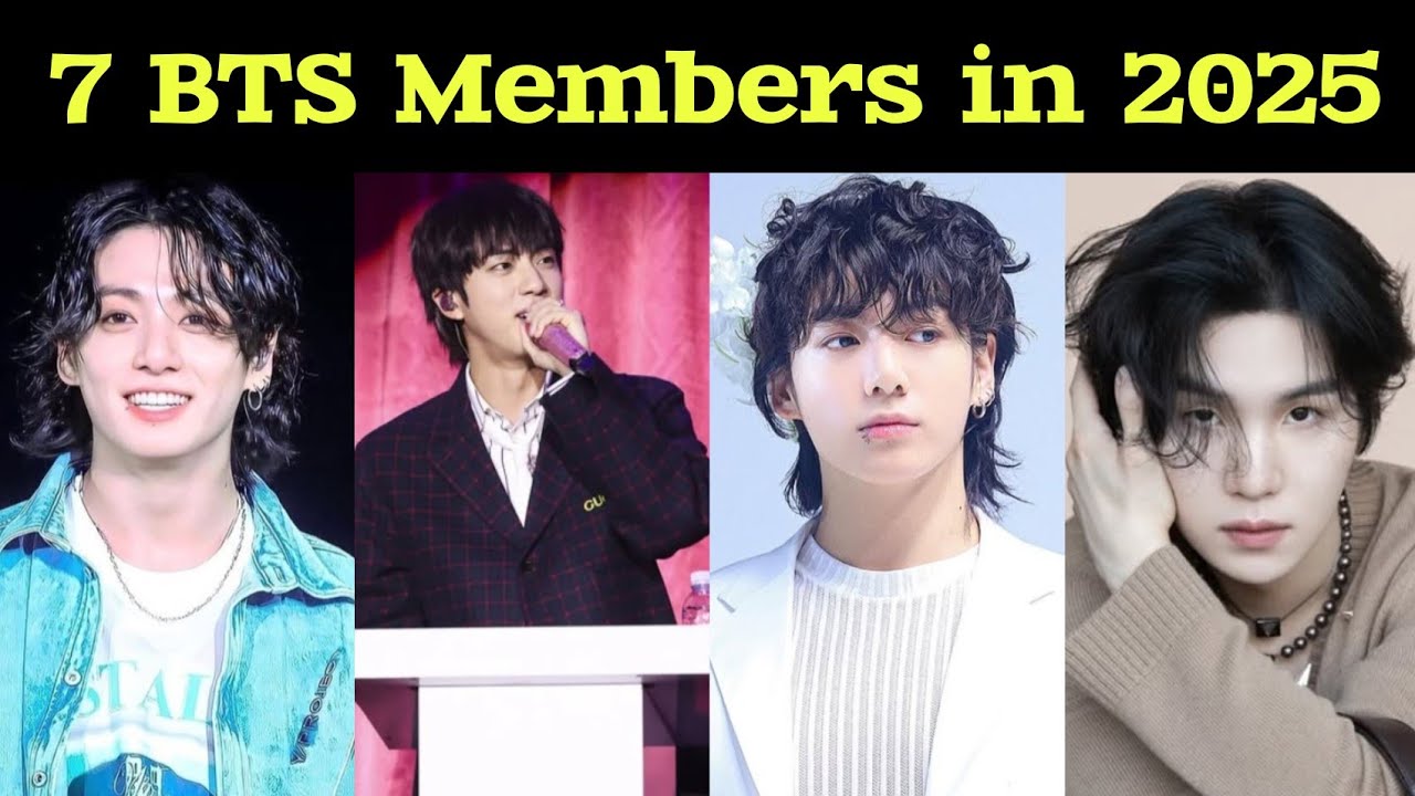 who are the 7 BTS members in 2025 | Currently Boy Band BTS members ...