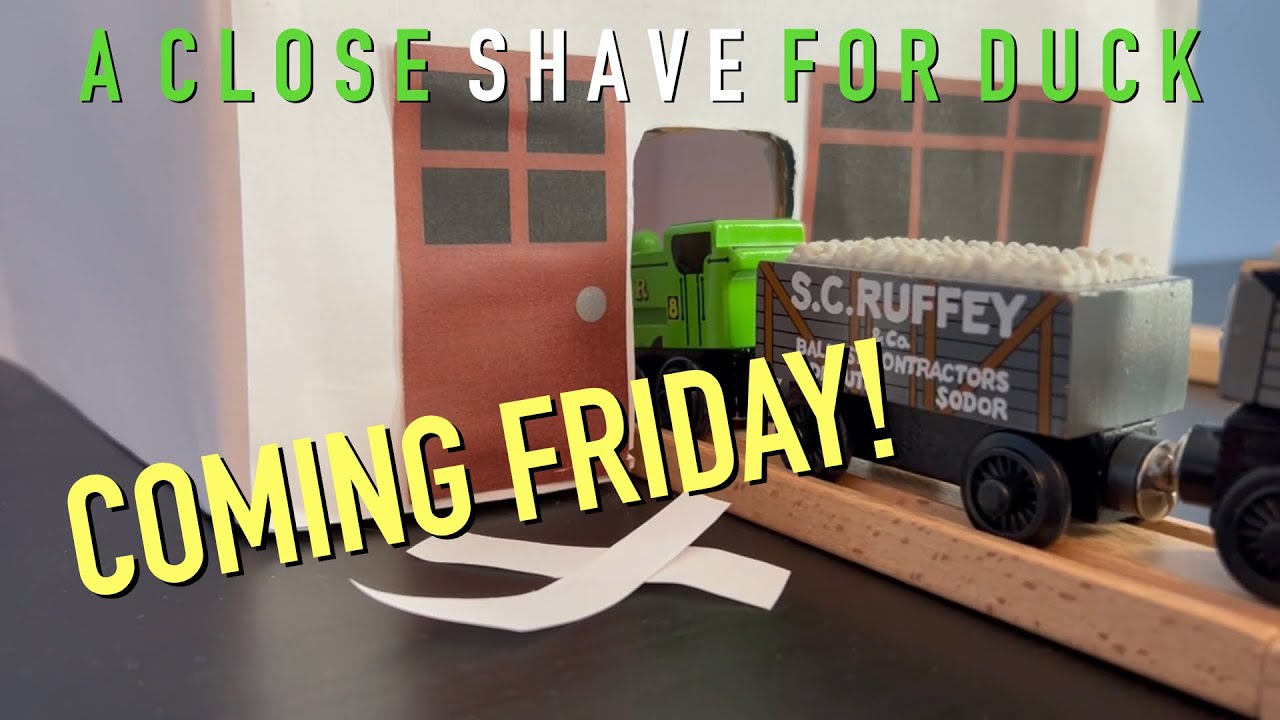 A Close Shave for Duck | Thomas & Friends Wooden Railway Remake ...