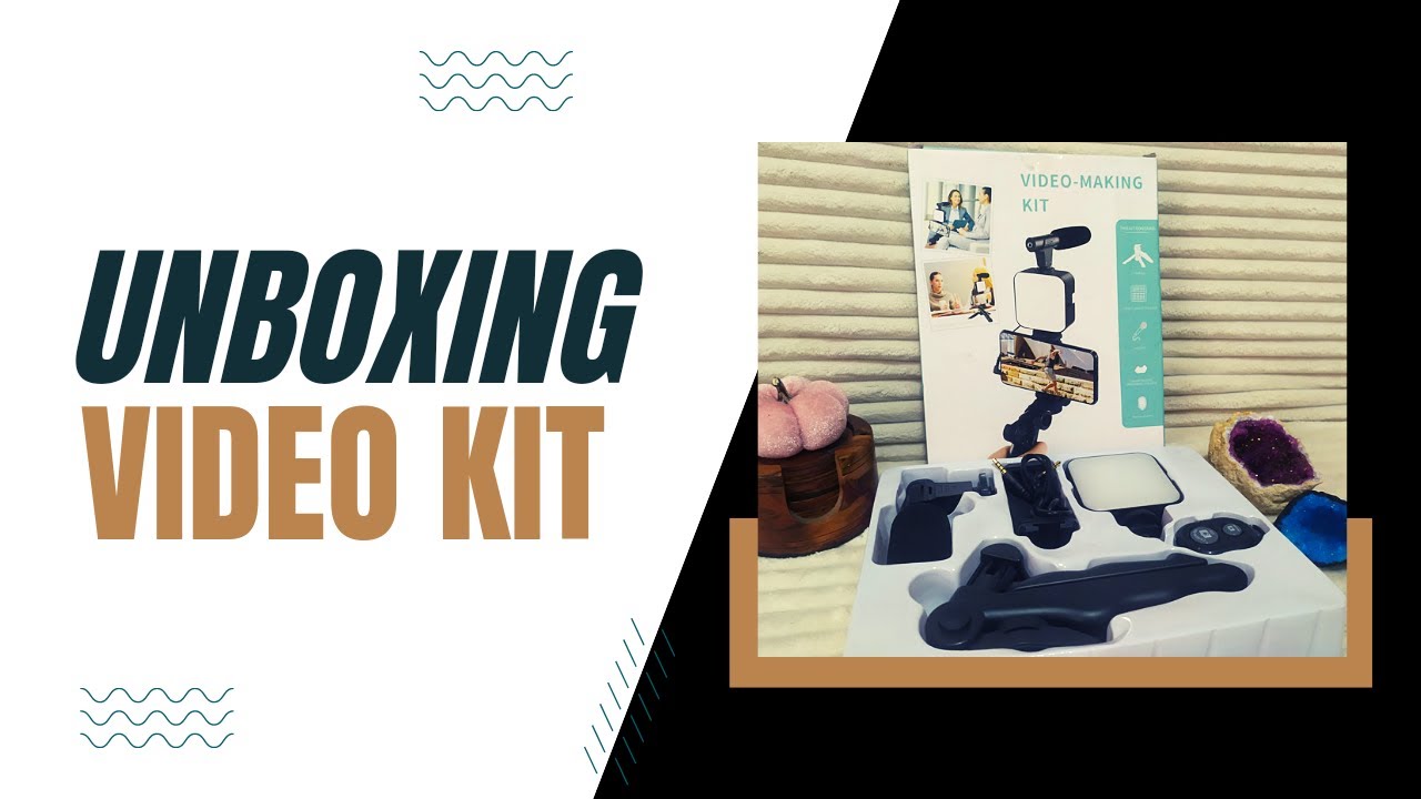 UNBOXING VLOGGING KIT/ VIDEO KIT - YouTube