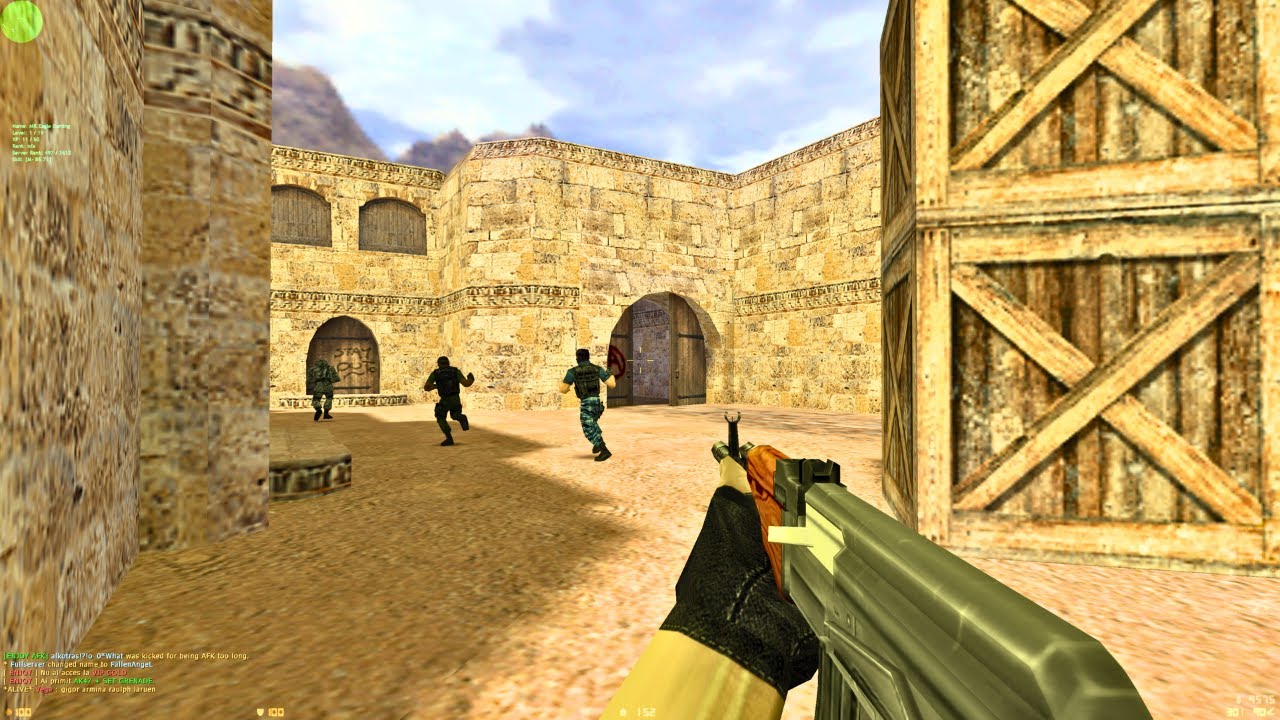 Playing The Best Childhood Legendary Game (Counter Strike 1.6) 2000 ...
