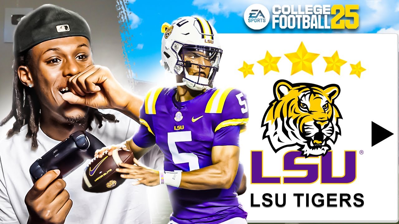 I HAVE 3 YEARS TO SAVE LSU… NCAA FOOTBALL 25 REBUILD - YouTube