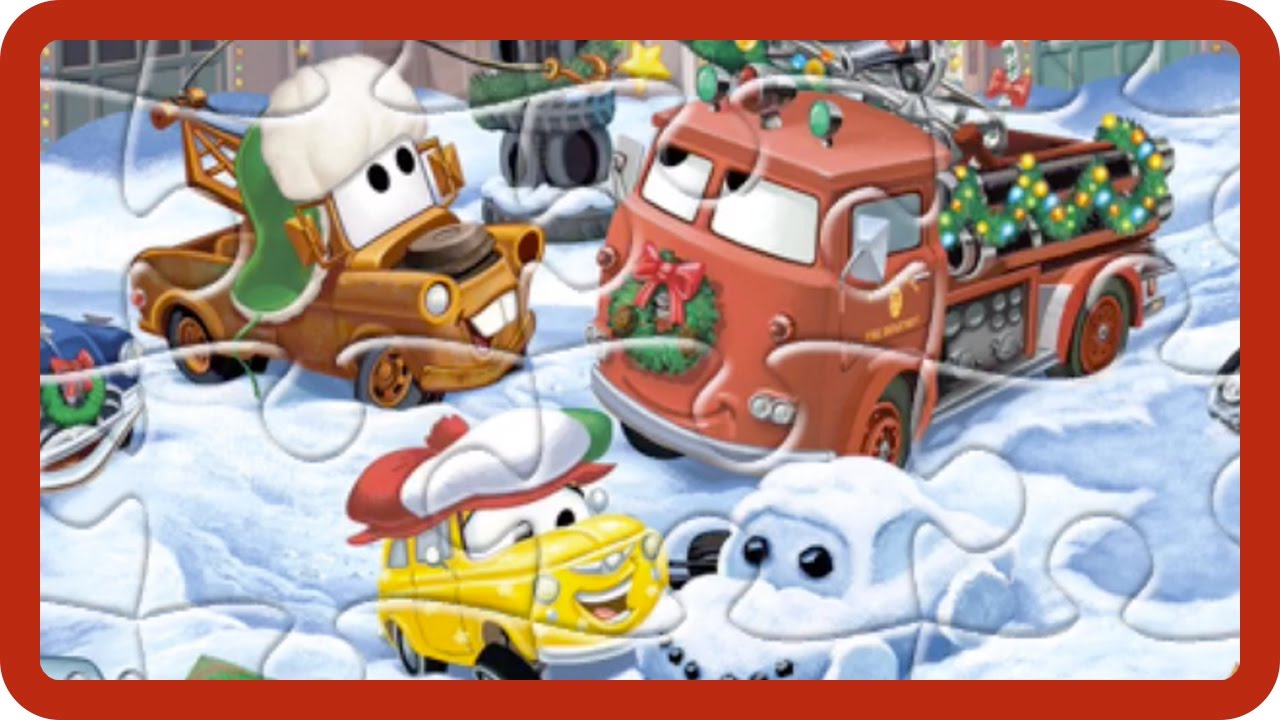 Disney Jigsaw Puzzle Cars 3 | Christmas Time with Mater in Radiator ...