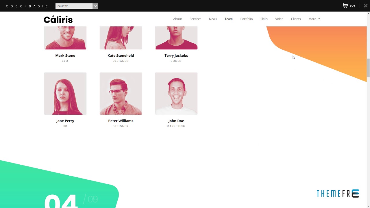 Caliris - Responsive One Page WordPress Theme | Free Template - YouTube