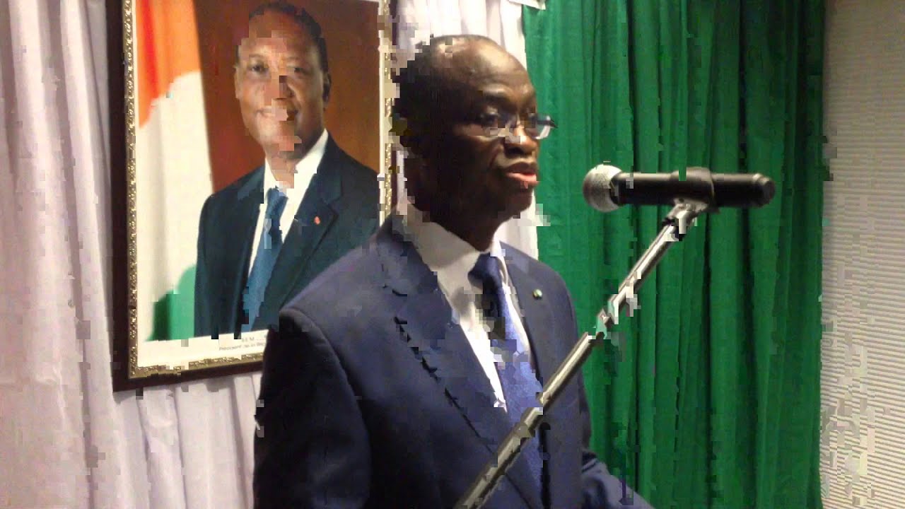 Présentation de vœux: Adresse de l'Ambassadeur Daouda Diabate - YouTube