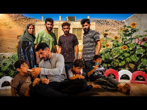 Nomadic Family Joy: Ali & Farzane’s New Seating Platform (With the Brothers!)**