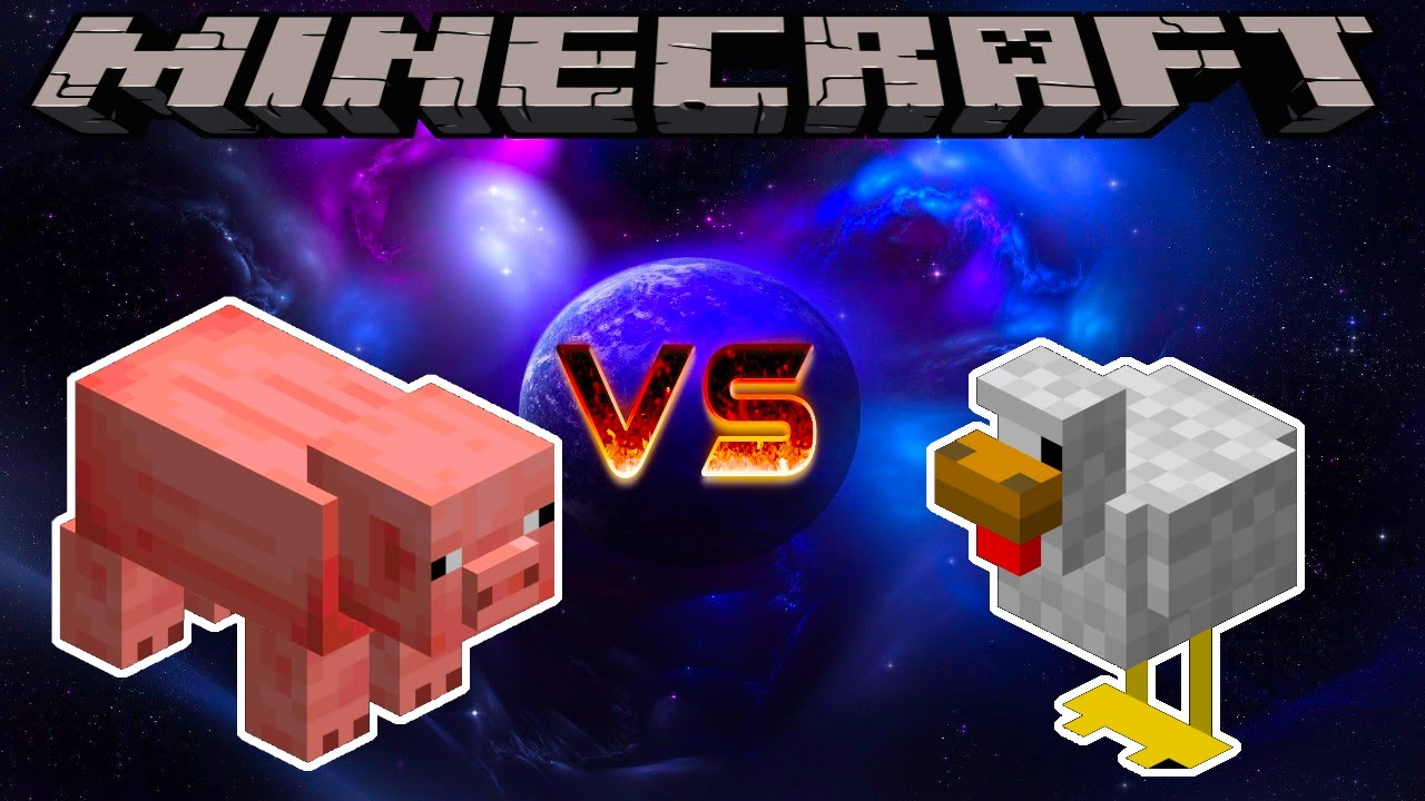 PIG VS CHICKEN - MINECRAFT 1.16.5 (MOB BATTLE) - YouTube