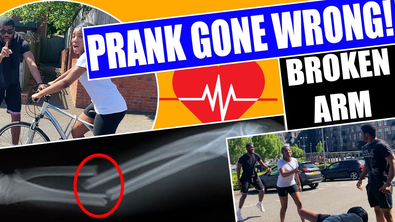 Broken arm prank gone wrong ft my sibling - YouTube