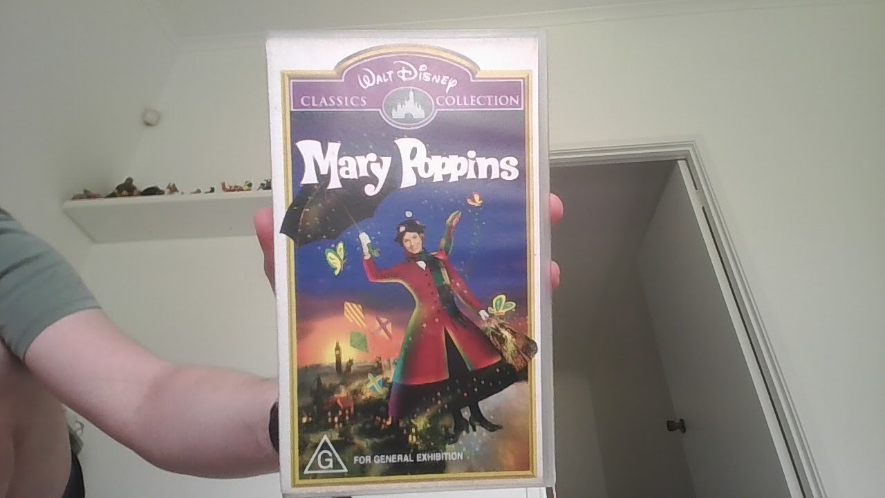 Mary Poppins Walt Disney Classics Collection VHS Australia - YouTube