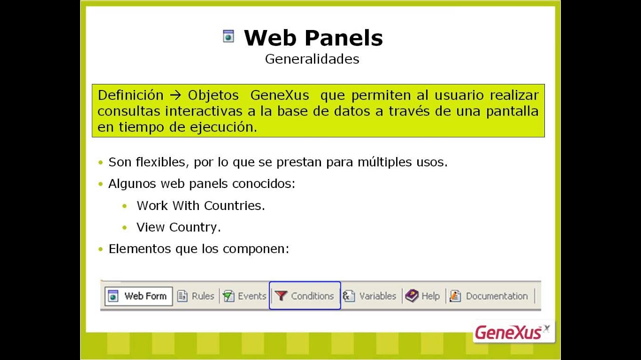 1-Presentación de Objeto Web Panel - YouTube