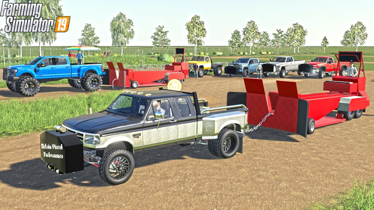 DIESEL TRUCK PULLING "TRUCK MEET" | 93' F-350 POWERSTROKE | FARMING ...
