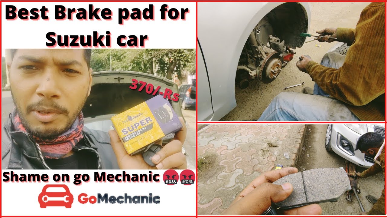 Brake pad || Gomechanic scam || how to change brake pads for Swift Car ...