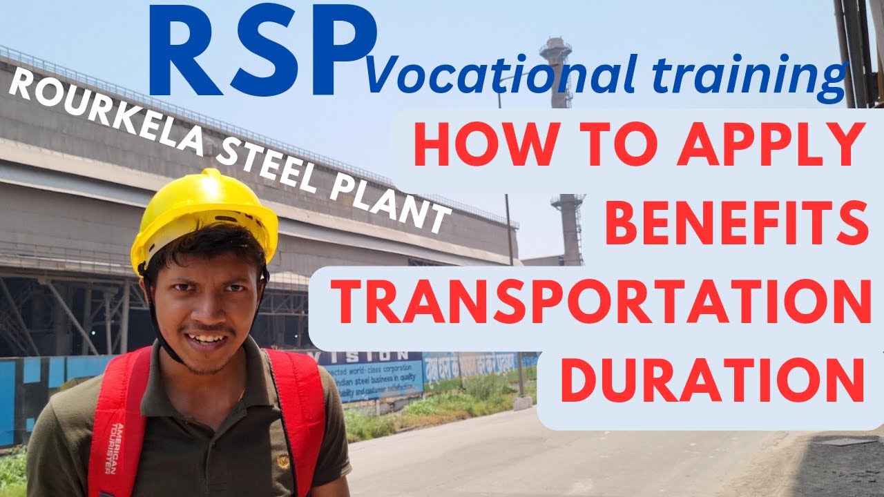 RSP Vocational training | Rourkela steel plant | How to apply - YouTube
