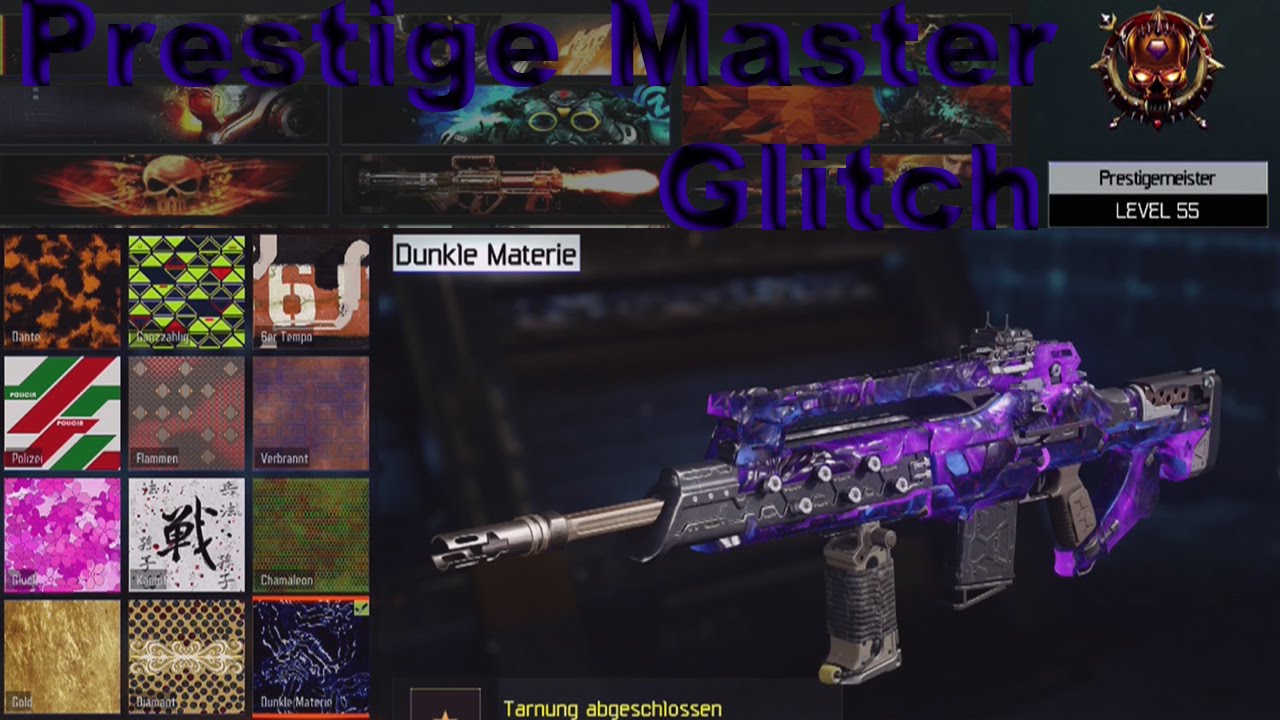 How to Get Prestige Master / BO3 Glitch / All Consoles (XBOX One, PS4 ...