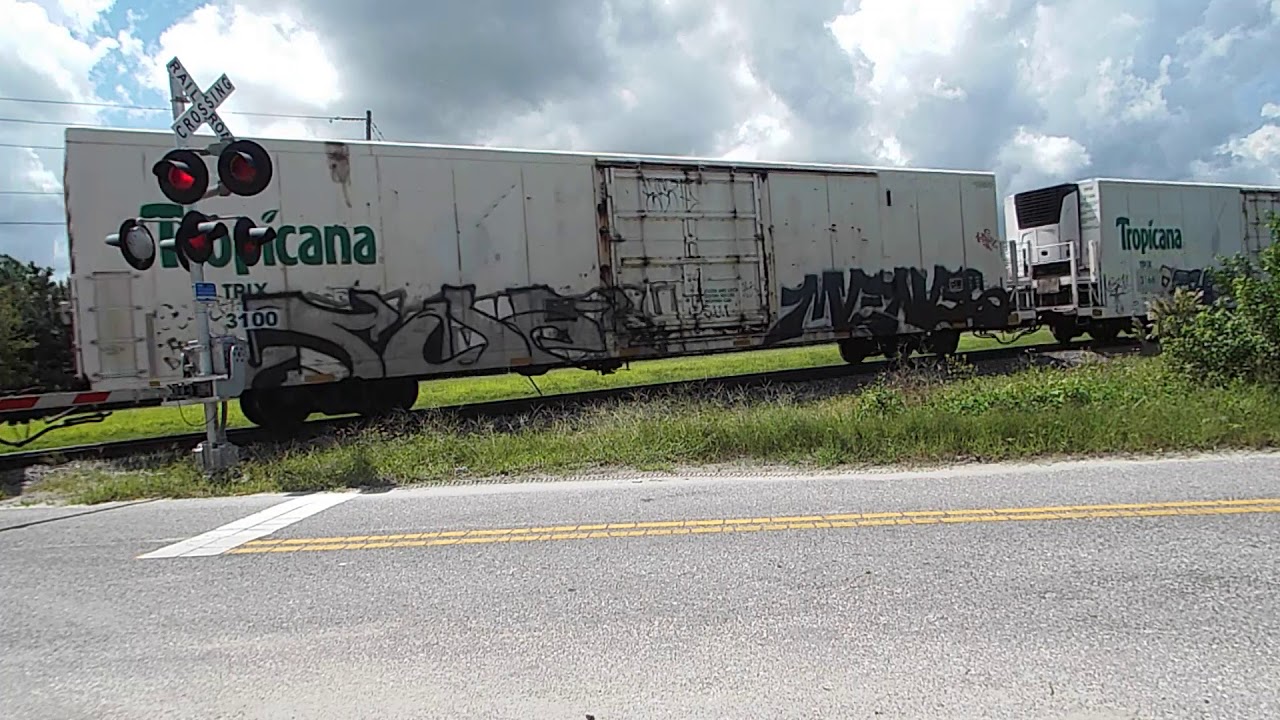 Tropicana Juice Train 20 Cars - YouTube