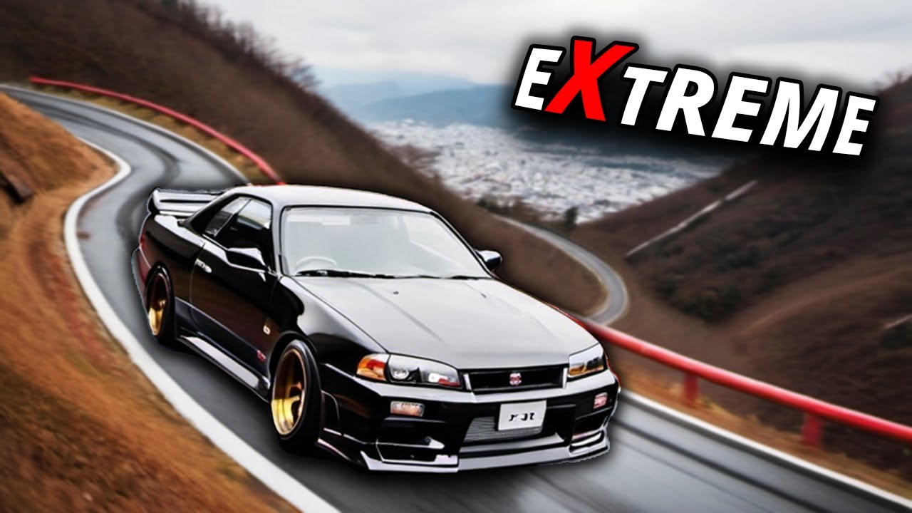 🏎️ Extreme Skyline Drift Down Crooked Japanese Hill: Insane Angles ...