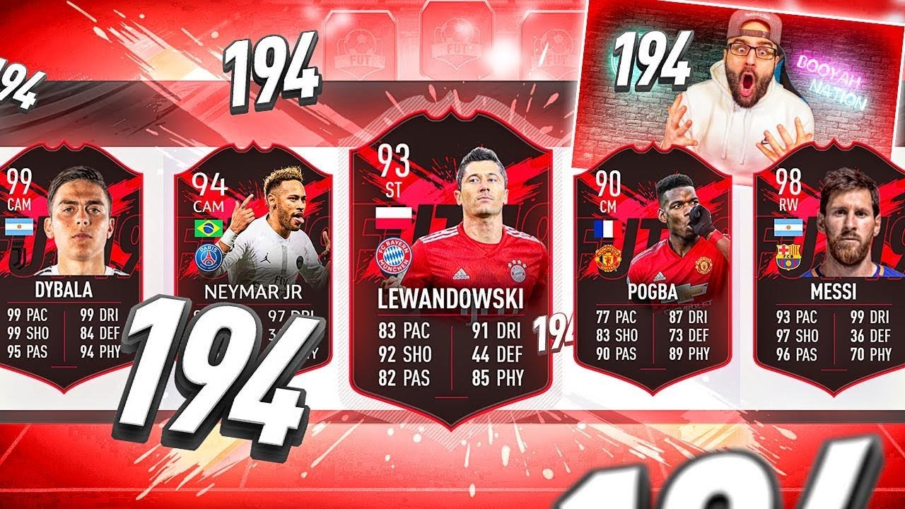 YES! INSANE 194 DRAFT CHALLENGE! FIFA 19 Ultimate Team Draft - YouTube
