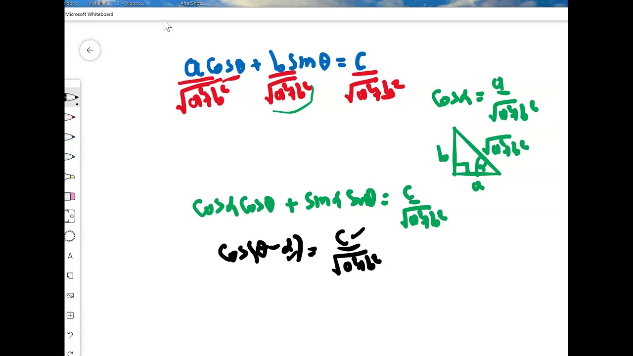 theory behind auxiliary angle method - YouTube