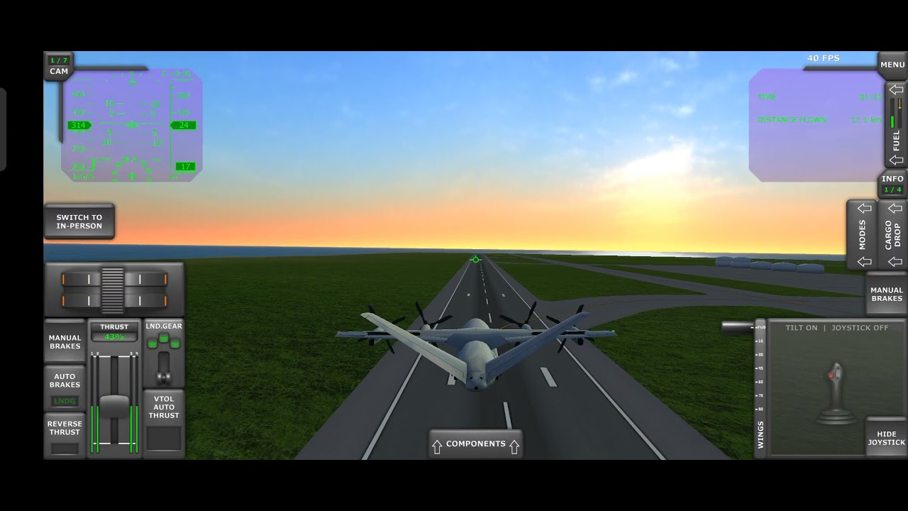 PV-40 butter #swiss001landing #turbopropflightsimulator - YouTube
