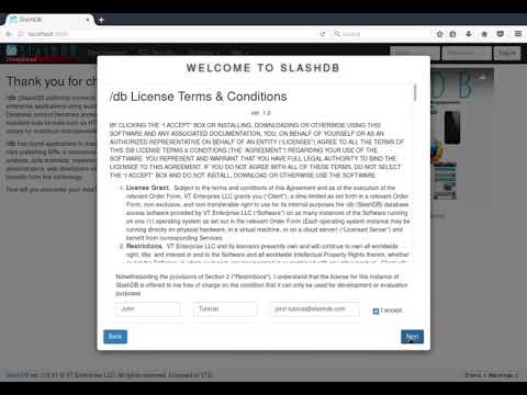 Logging in to SlashDB for the first time - YouTube