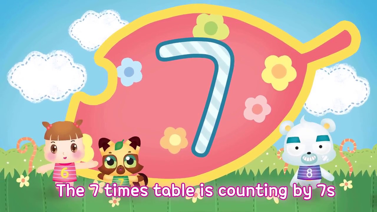 7X Multiplication Table Song | Kids, Children's Song - YouTube