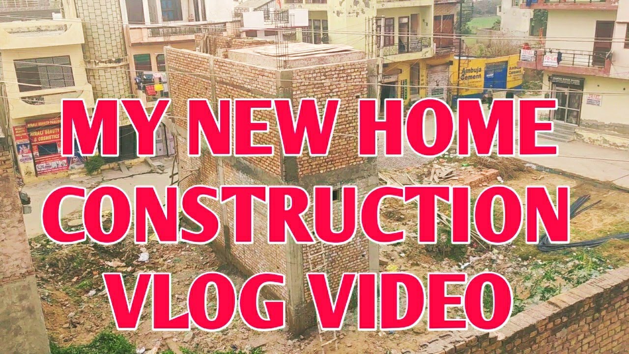 My First New Home Construction Vlog🏠 - YouTube