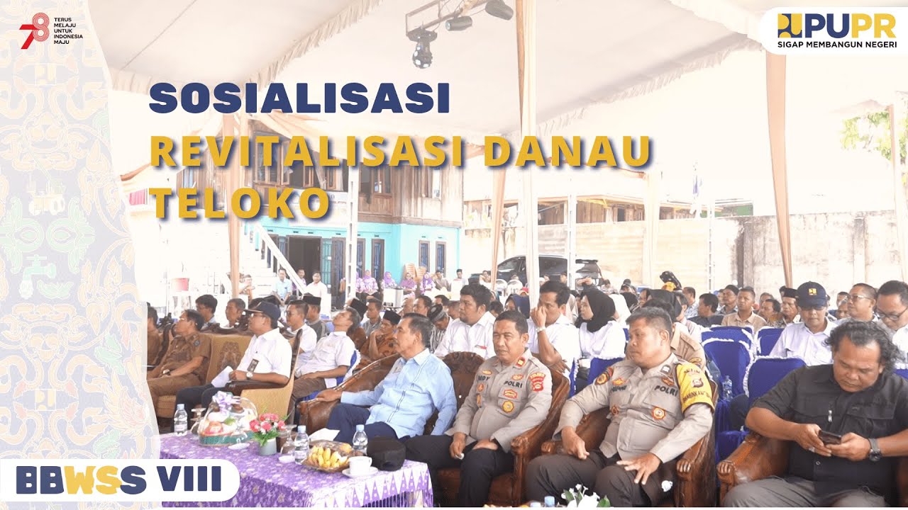 Sosialisasi Pekerjaan Revitalisasi Danau Teloko | Kayuagung, Sumatera ...