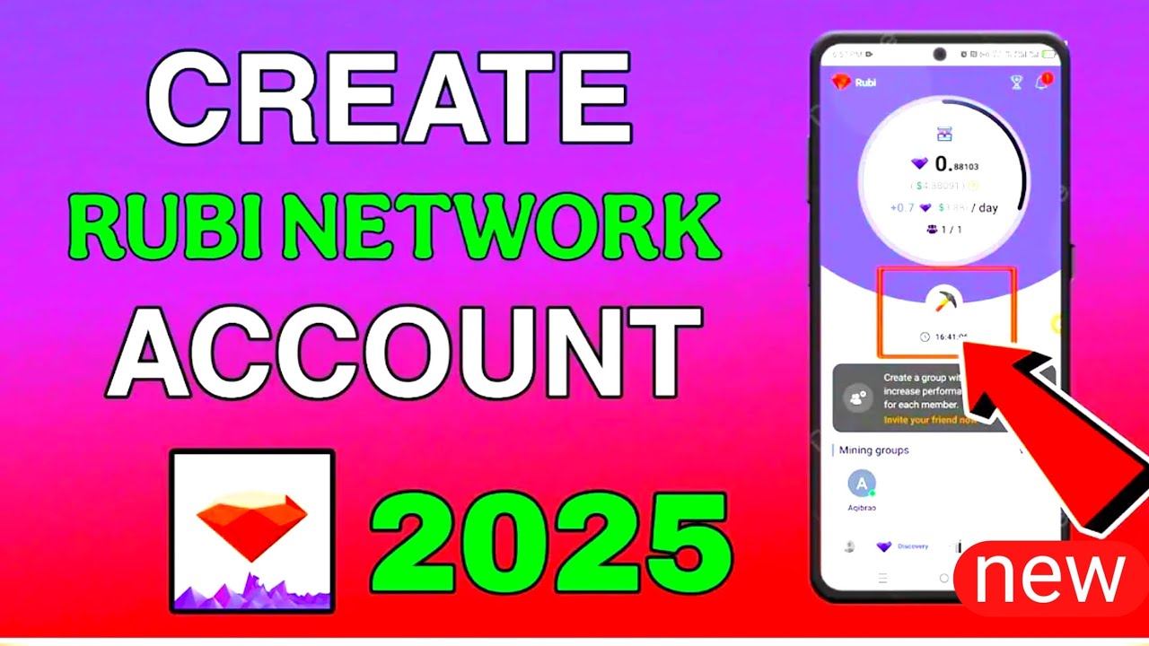 New Ruby Create Easy method new account create Karne ka tarika Rubi ka#airdropcrypto#dudu# ...