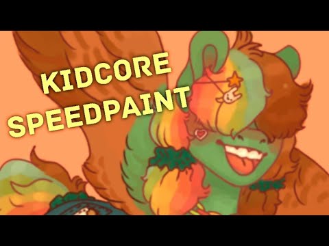 MLP Kidcore Speedpaint - YouTube