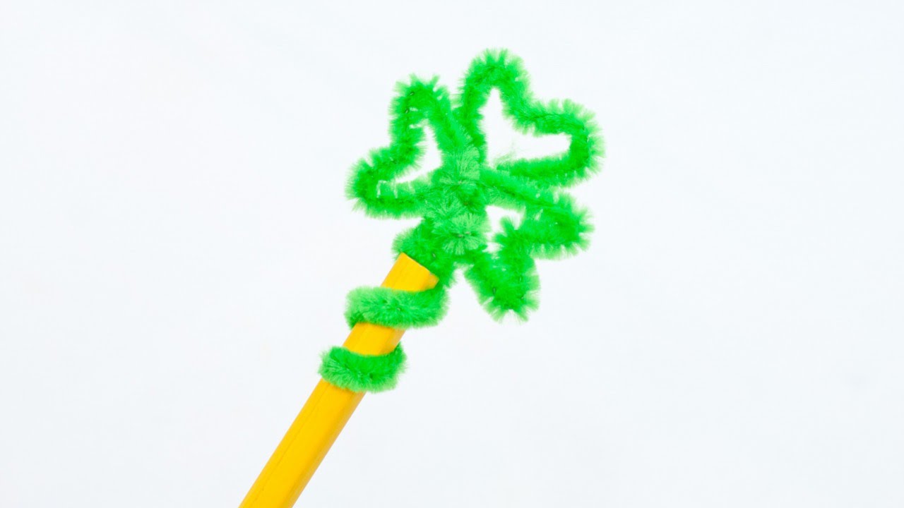 Create a Fun and Easy Clover Pencil Topper - DIY Crafts - Guidecentral ...