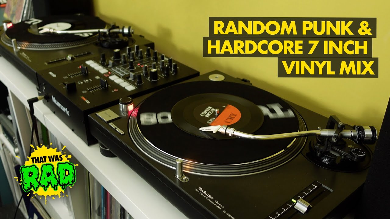 Obscure and rare Punk Rock And Hardcore 7 inch Vinyl DJ Mix - YouTube