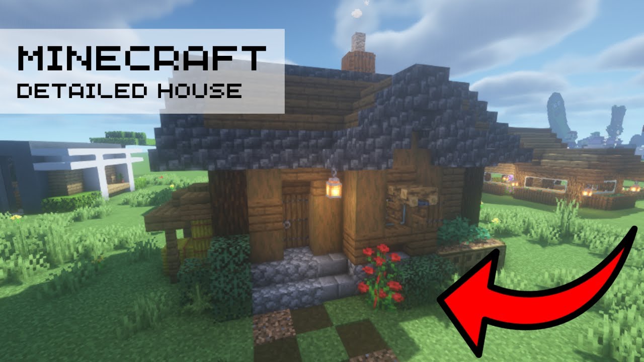 Minecraft: Small Detailed Cottage House (Tutorial) - YouTube