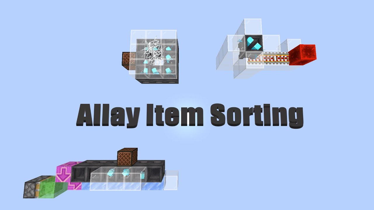 Compact Allay Item Sorting System (CAISS?) - YouTube
