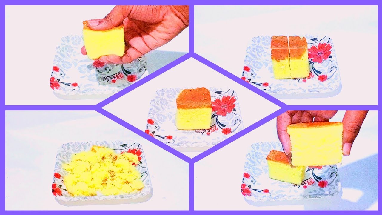 Fluffy/Squishy Cake - YouTube