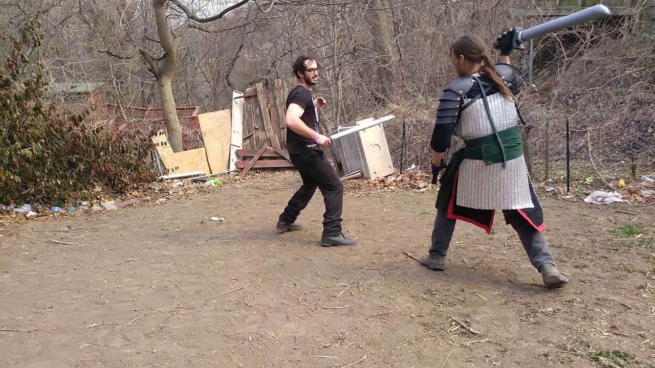 South Omaha sword fighting Club Highwaymen - YouTube