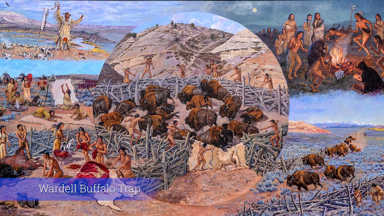 Wardell Buffalo Trap at Green River Valley Museum in Big Piney, Wyoming ...