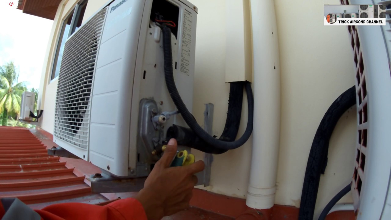 Ac split!!! Cek pentil pengisian refrigerant sebelum memvonis kerusakan ...