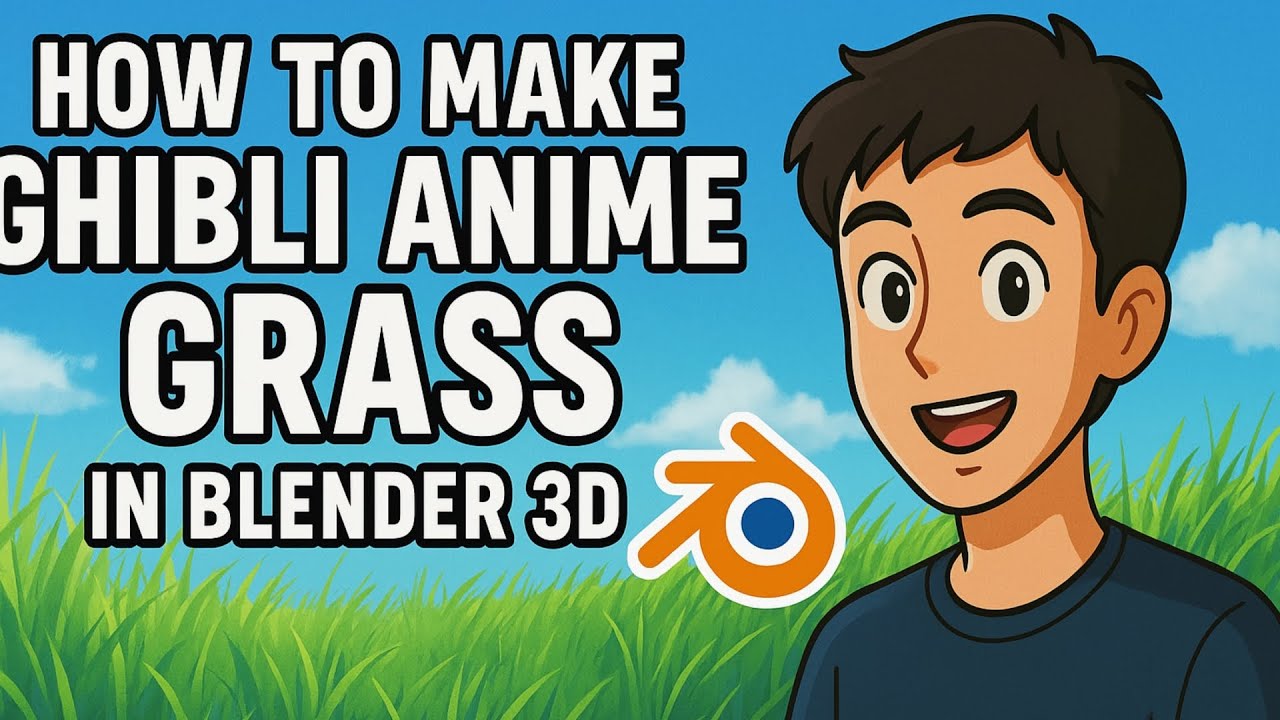 How to Make Ghibli-Style Grass in Blender 3d – Blender Tutorial - YouTube