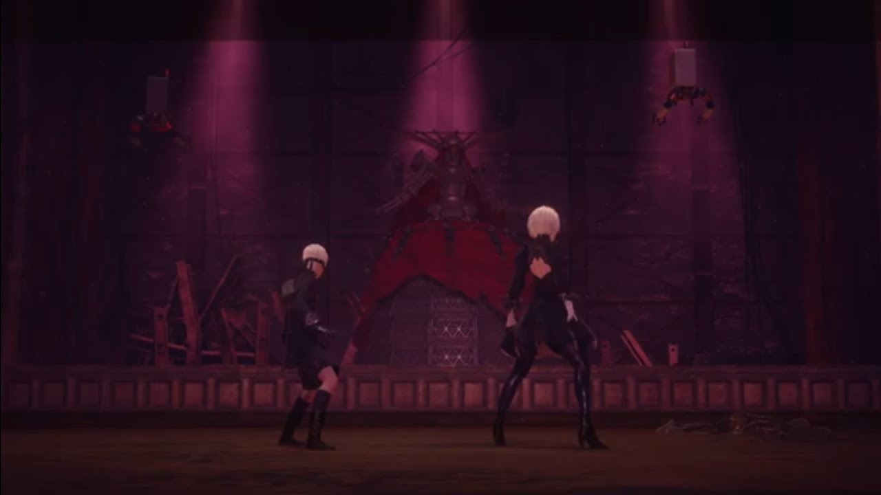 NieR:Automata, Opera Singer (Simone) Boss Fight - YouTube