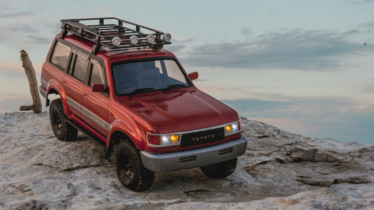 RCRUN 80 Series Realistic Chassis with LC80 Hard Body 1/10 Cralwer RC ...