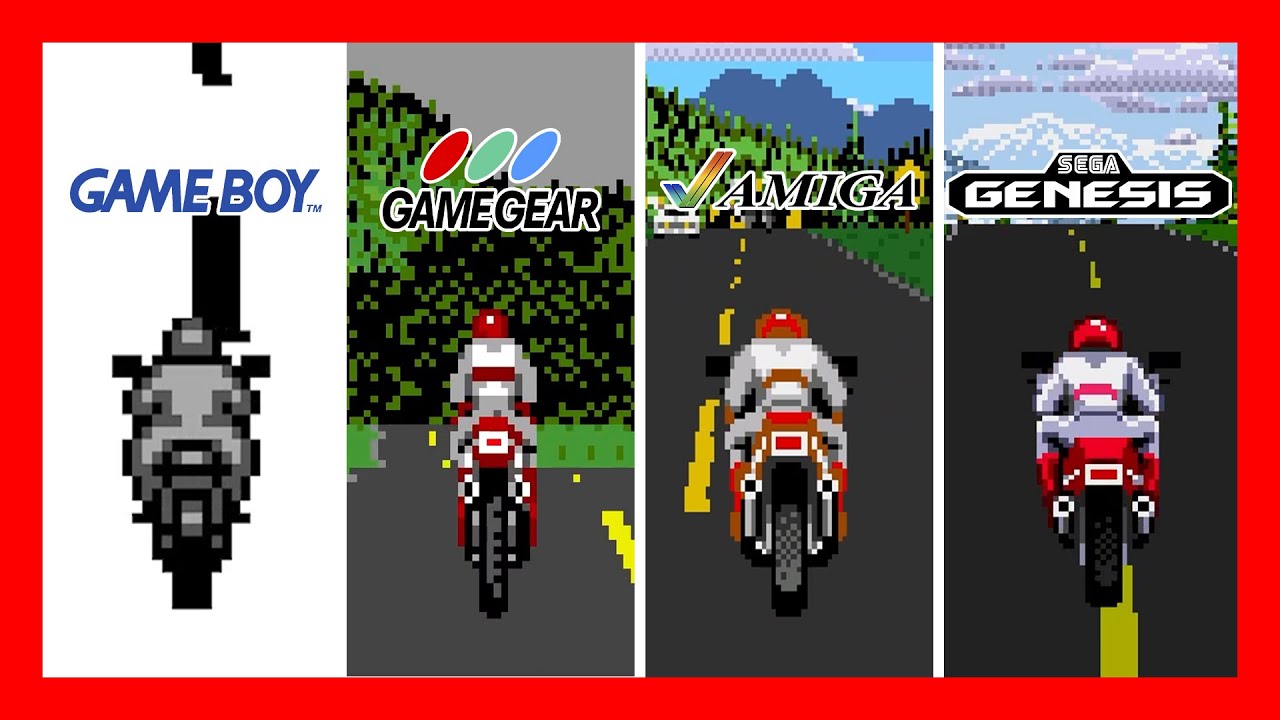 Road Rash 🏍️ Versions Comparison 🏍️ Genesis, Amiga, Game Gear, Master ...