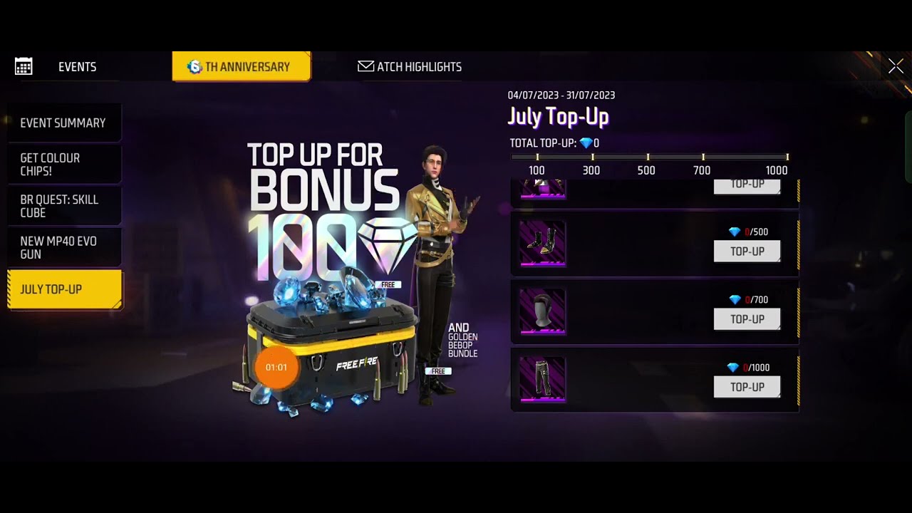 New Top Up Event 100% Bonus🤔||Free Fire New Event Today😄||🔥How To ...