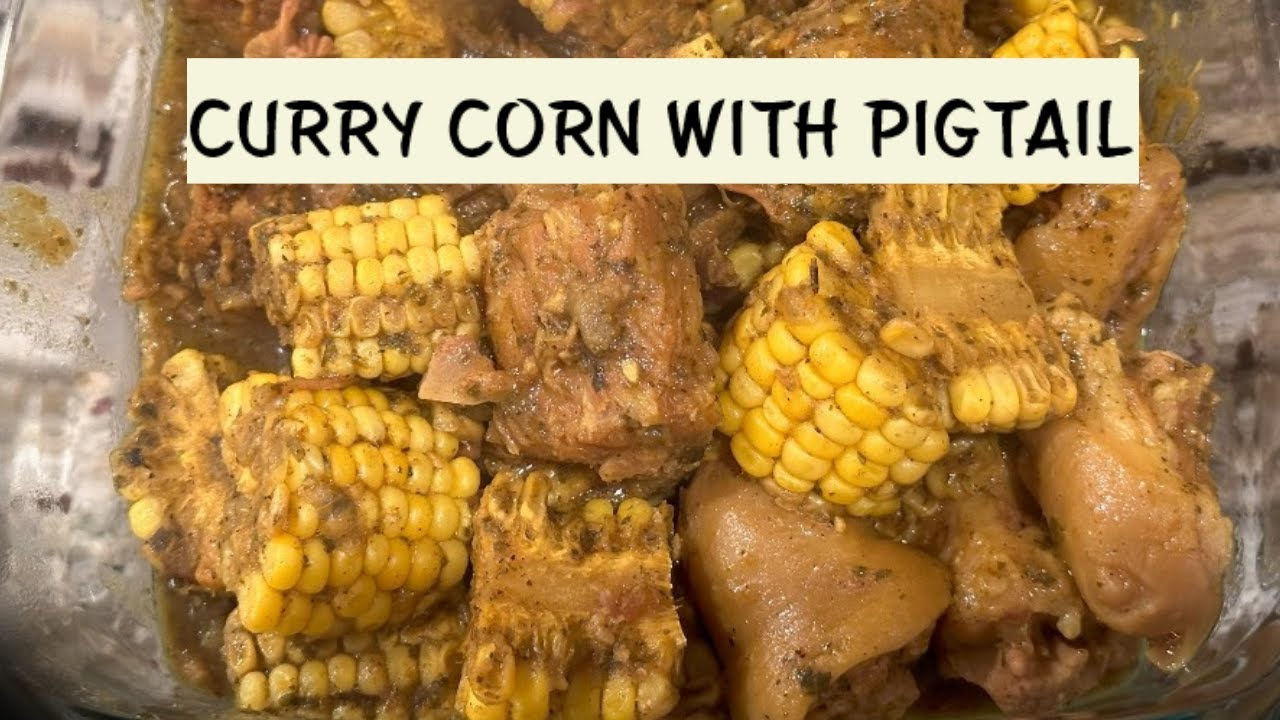 CURRY CORN WITH PIGTAIL - YouTube