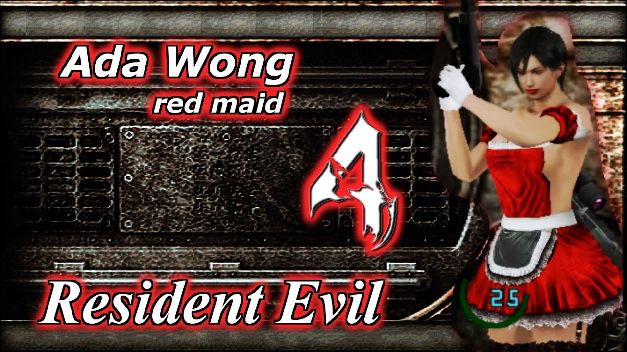 Ada Wong red maid Mod Resident Evil 4 - YouTube