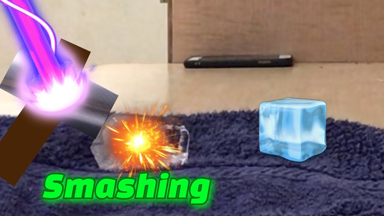Smashing a ICE 🧊🧊🧊 - YouTube