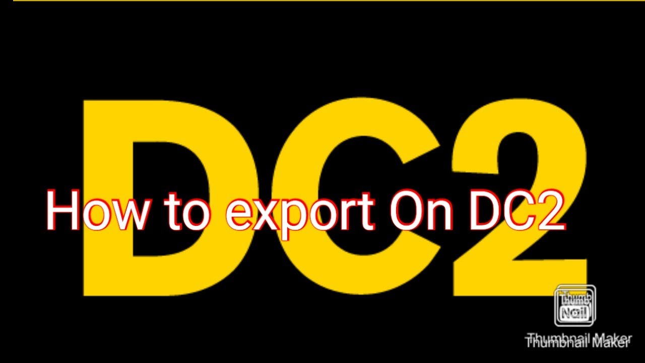 How to export on DC2 To Power director - YouTube